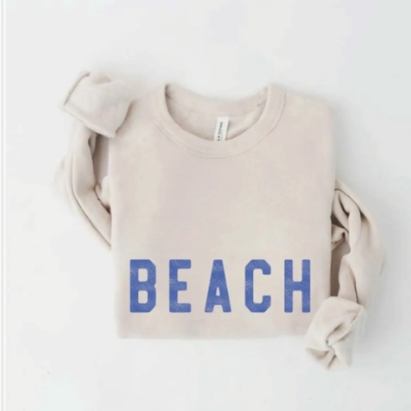 Oat Collective | Tops | Oat Collective Beach Sweatshirt Xl | Poshmark